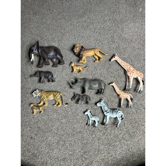Boley | Toys | Boley Piece Safari Animal Set Different Varieties Of Zoo ...